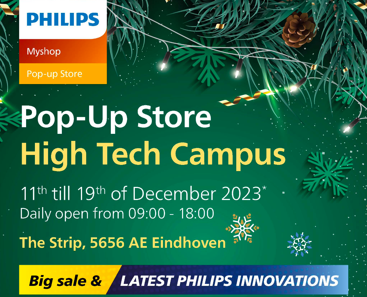 Upcoming holiday events on High Tech Campus